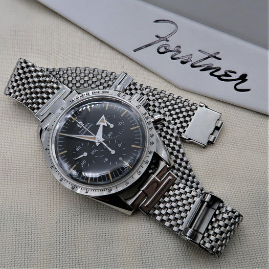 Forstner Komfit "JB" Mesh Watch Bracelet with Horned Ends